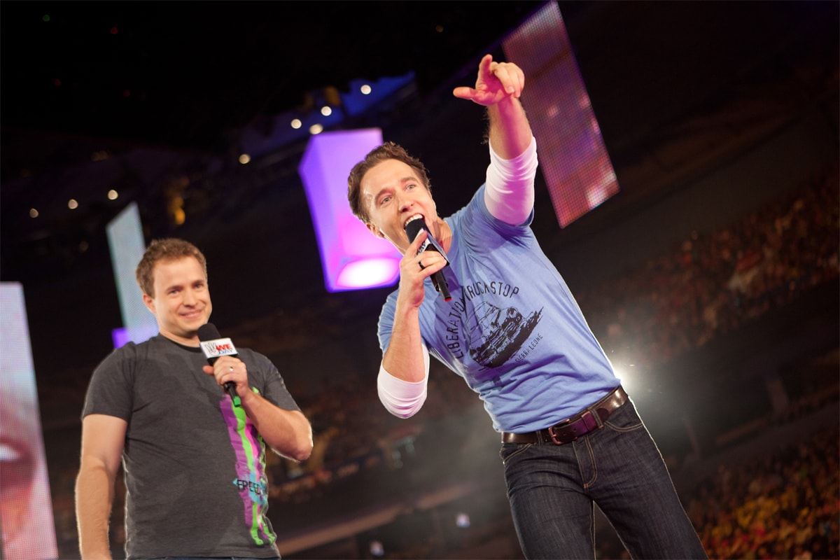 Kicking Off We Day Tour 2015-16