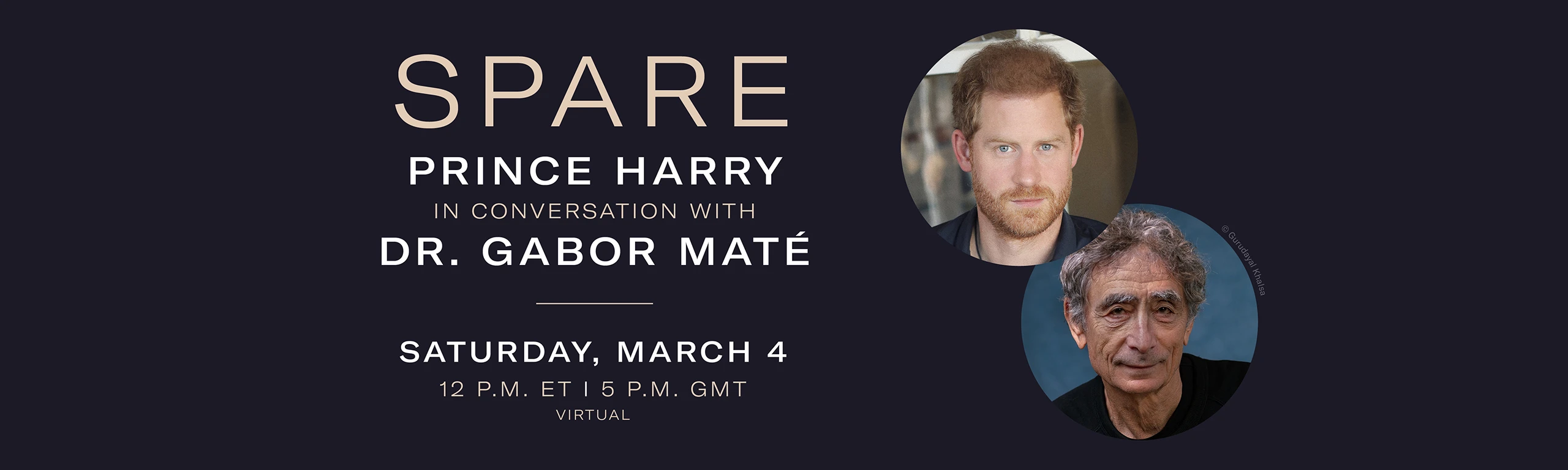 SPARE: Prince Harry in conversation with Dr. Gabor Maté - National ...